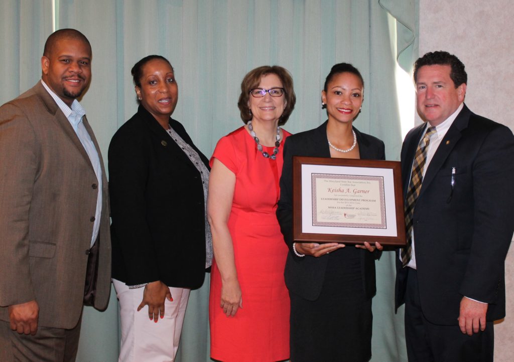 Attorney Keisha A. Garner graduates from Maryland State Bar Leadership ...